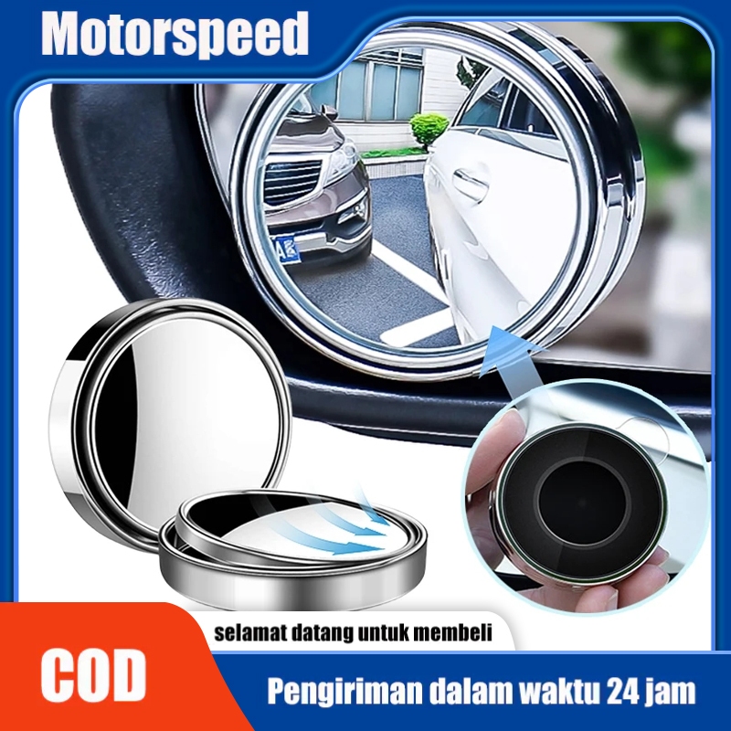 Jual MOTORSPEED 2 Buah Cermin Titik Buta Mobil Yang Dapat Disesuaikan ...