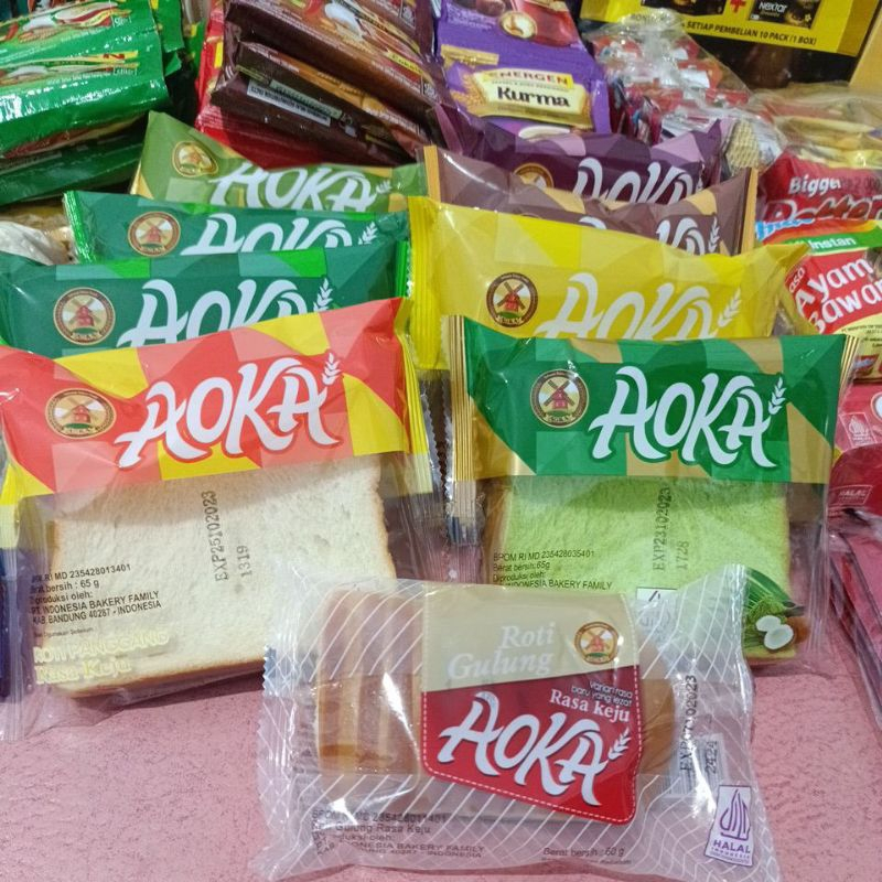 Jual [HARGA GROSIR] AOKA ROTI PANGGANG ANEKA RASA | Shopee Indonesia