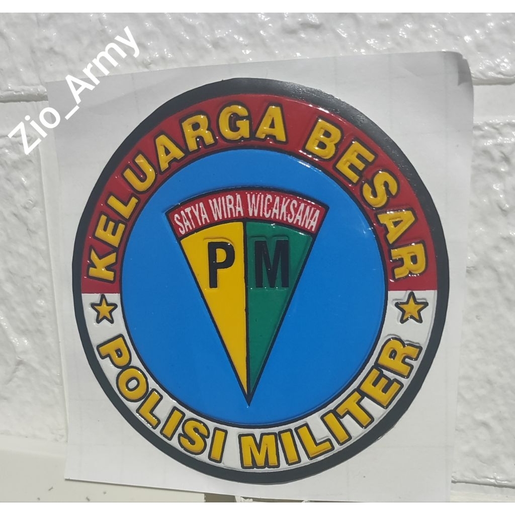 Jual Stiker Embos Keluarga Besar Polisi Militer | Shopee Indonesia