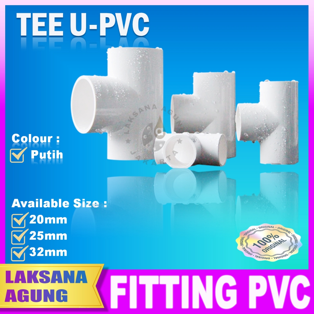 Jual [25mm] Tee pvc Aquarium 25mm murah | Agen distributor Tee Pvc 25mm Tee Aquarium, Tee Pvc ...