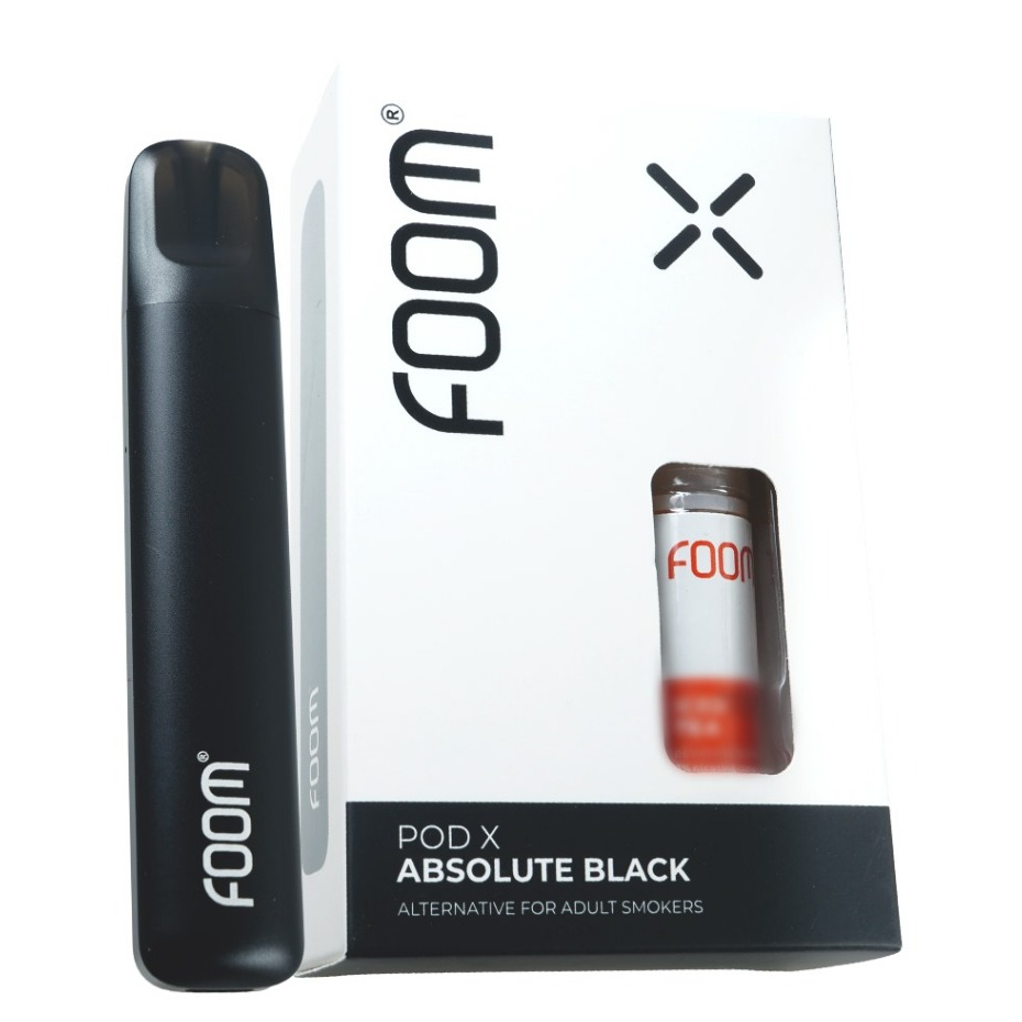 Jual Pod Vape Foom Pod X Absolute Black Edition Bundling Liquid 15ML By ...