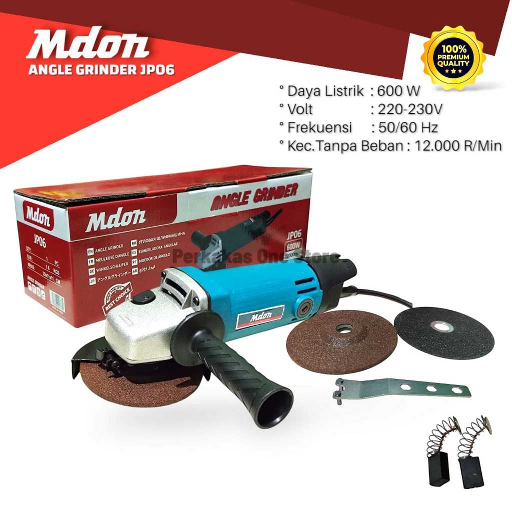 Jual MURAH!! MDON Mesin Gerinda Tangan 4 inch 100mm / Angle Grinder ...