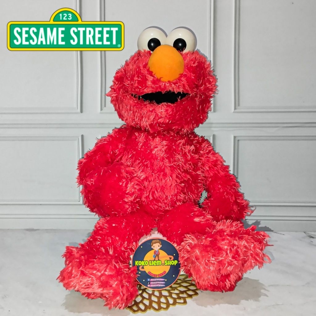 Jual Boneka ELMO (ORIGINAL SESAME STREET) 35 CM (PL) Vintage (RARE ITEM ...