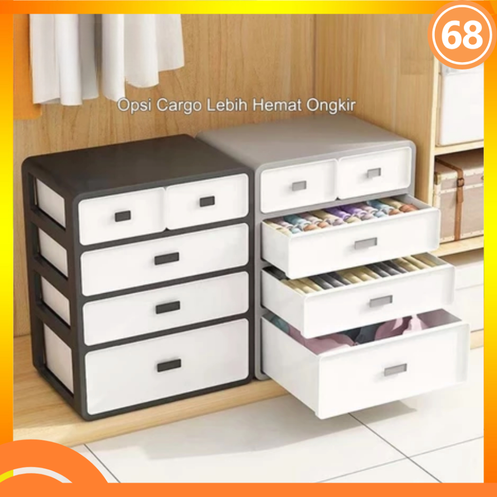 Jual [COD] Rak Laci Serbaguna Pakaian Dalam Kaos Kaki Storage Box Kotak ...