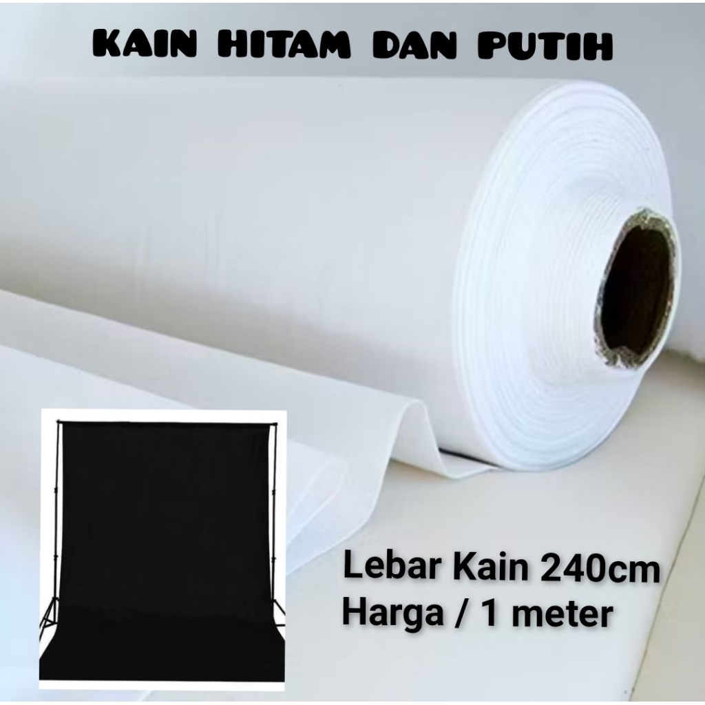Jual Kain Putih Polos Meteran / Kain Putih Polos / Kain Putih ...