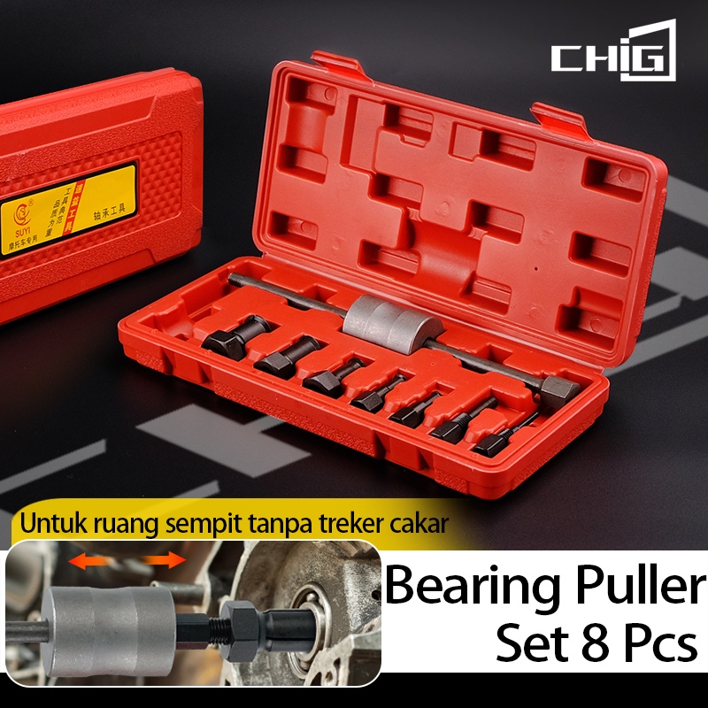 Jual Treker Bearing Puller Set 8 Pcs Slide Hammer Alat Tarik Laher CVT ...