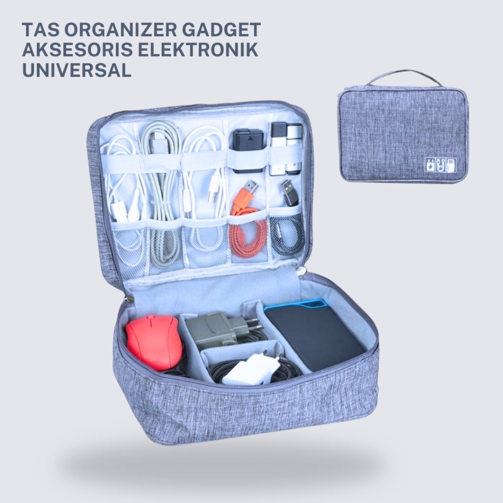 Jual TAS ORGANIZER GADGET AKSESORIS ELEKTRONIK UNIVERSAL CARRY POUCH ...