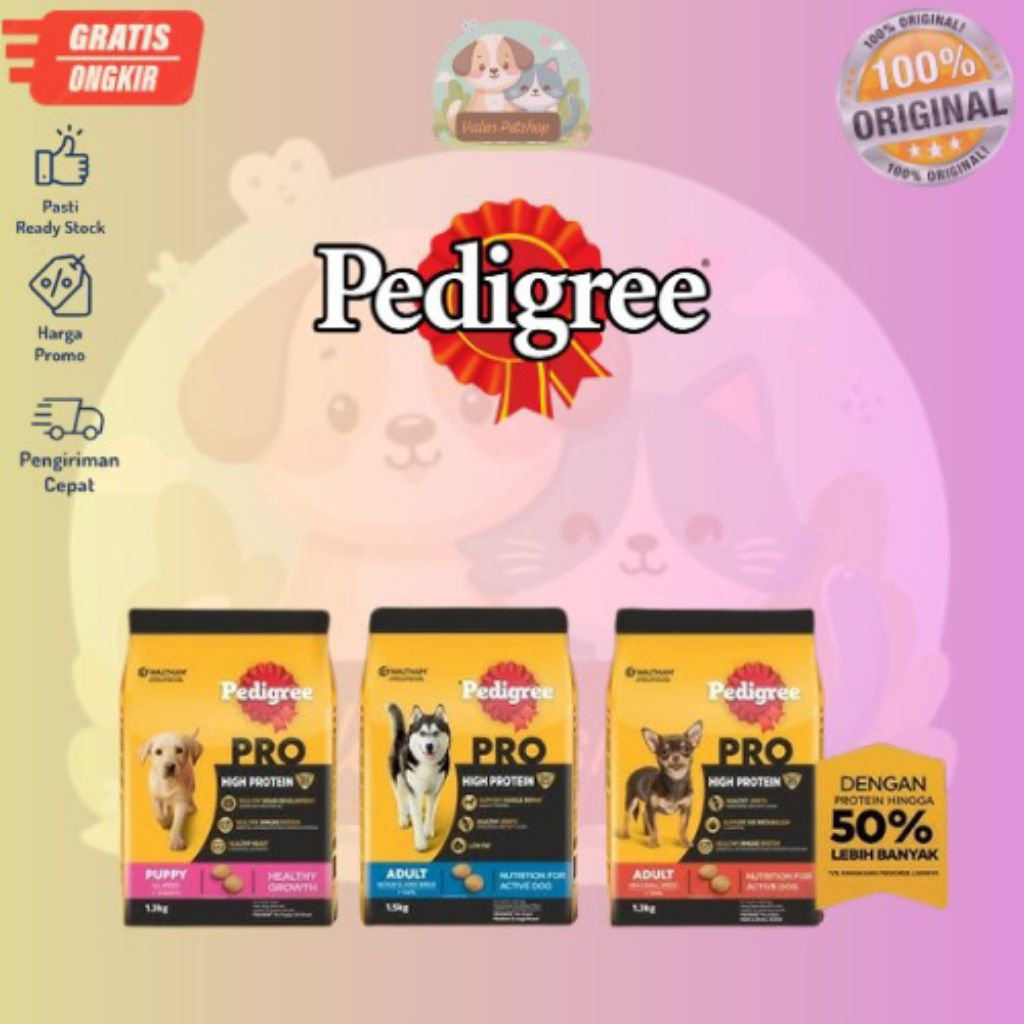 Jual Pedigree Pro High Protein Freshpack | Shopee Indonesia