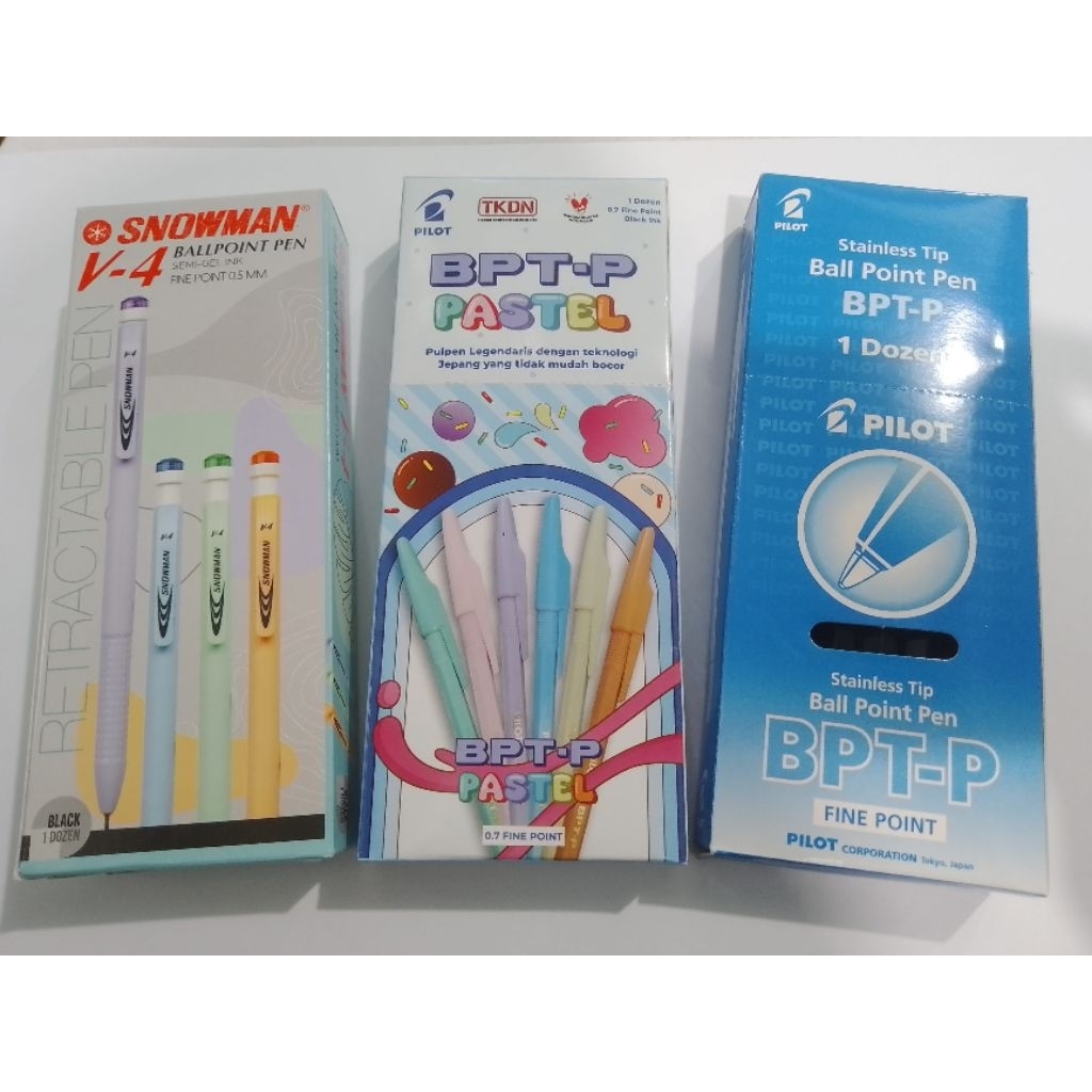 Jual Pulpen pilot/Snowman isi 3 pcs | Shopee Indonesia