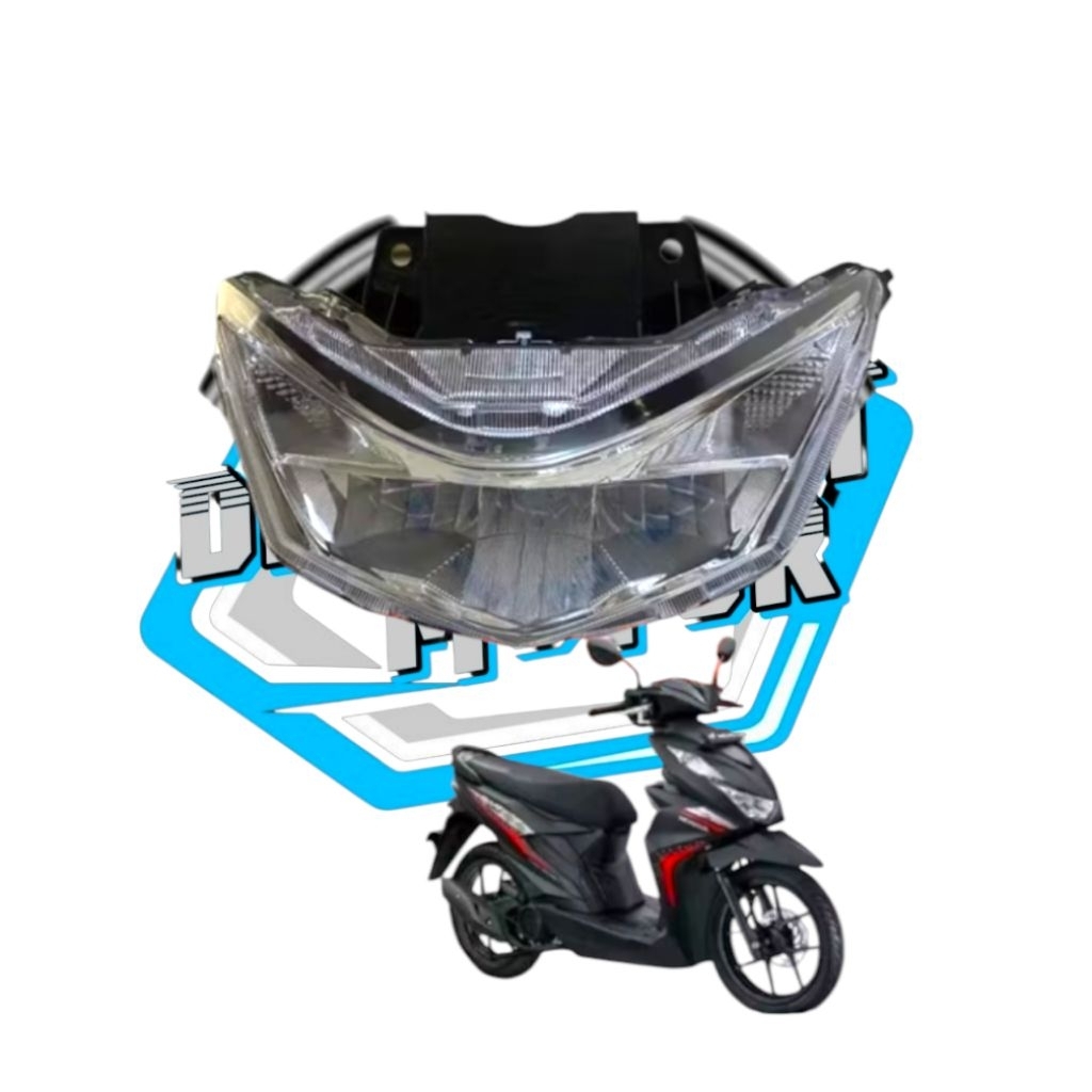 Jual Reflektor lampu depan honda beat Led Deluxe 2020-2021-2022-2023 K1A | Shopee Indonesia