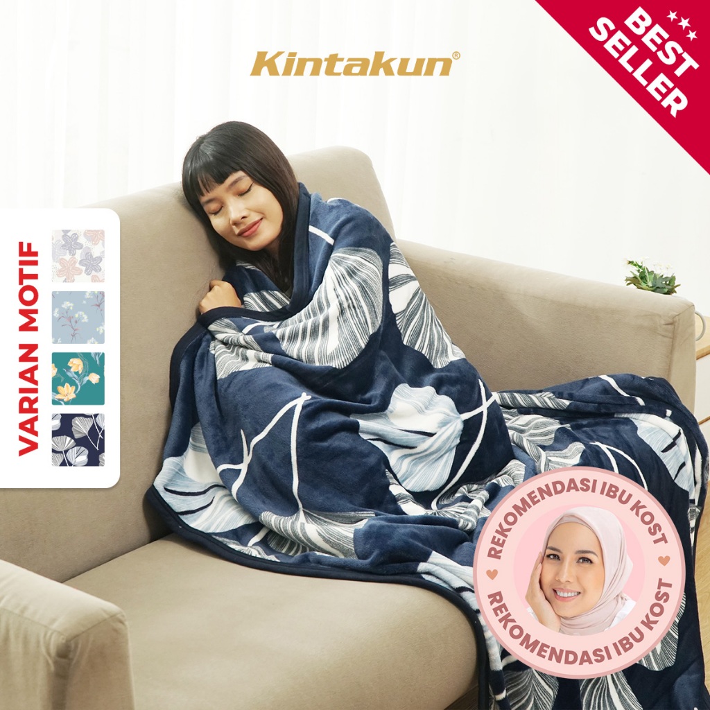 Jual Kintakun Selimut Lembut Flannel 160 x 200 Motif NEW Polyester Anti ...