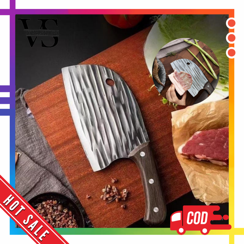 Jual Pisau Dapur Alat Pemotong Daging Sayur Buah / Chef Knife Alat ...