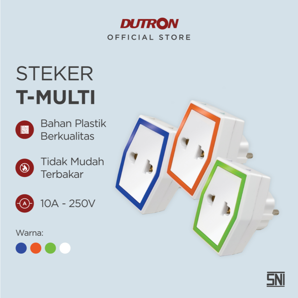 Jual DUTRON Steker T Multi / Cabang 3 Serbaguna | Shopee Indonesia