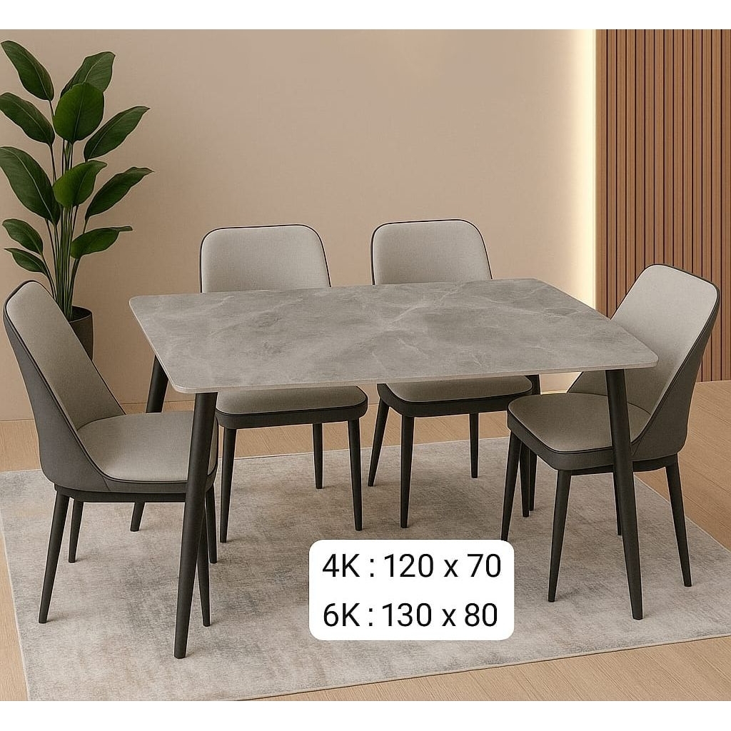 Jual Meja Makan Marmer Sintetis / Meja Makan Granit / Meja Makan Murah ...