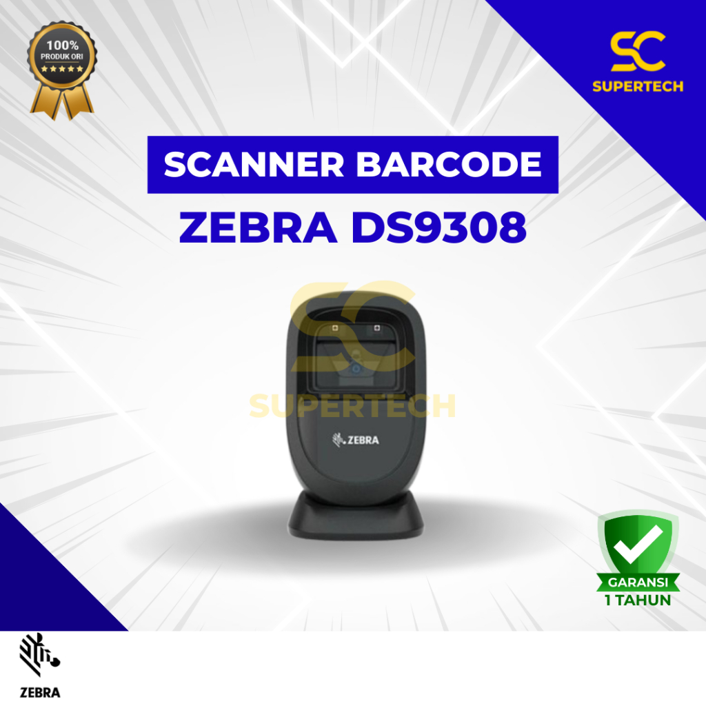 Jual Zebra DS9308 2D Wire Barcode Scanner with USB kit | Shopee Indonesia