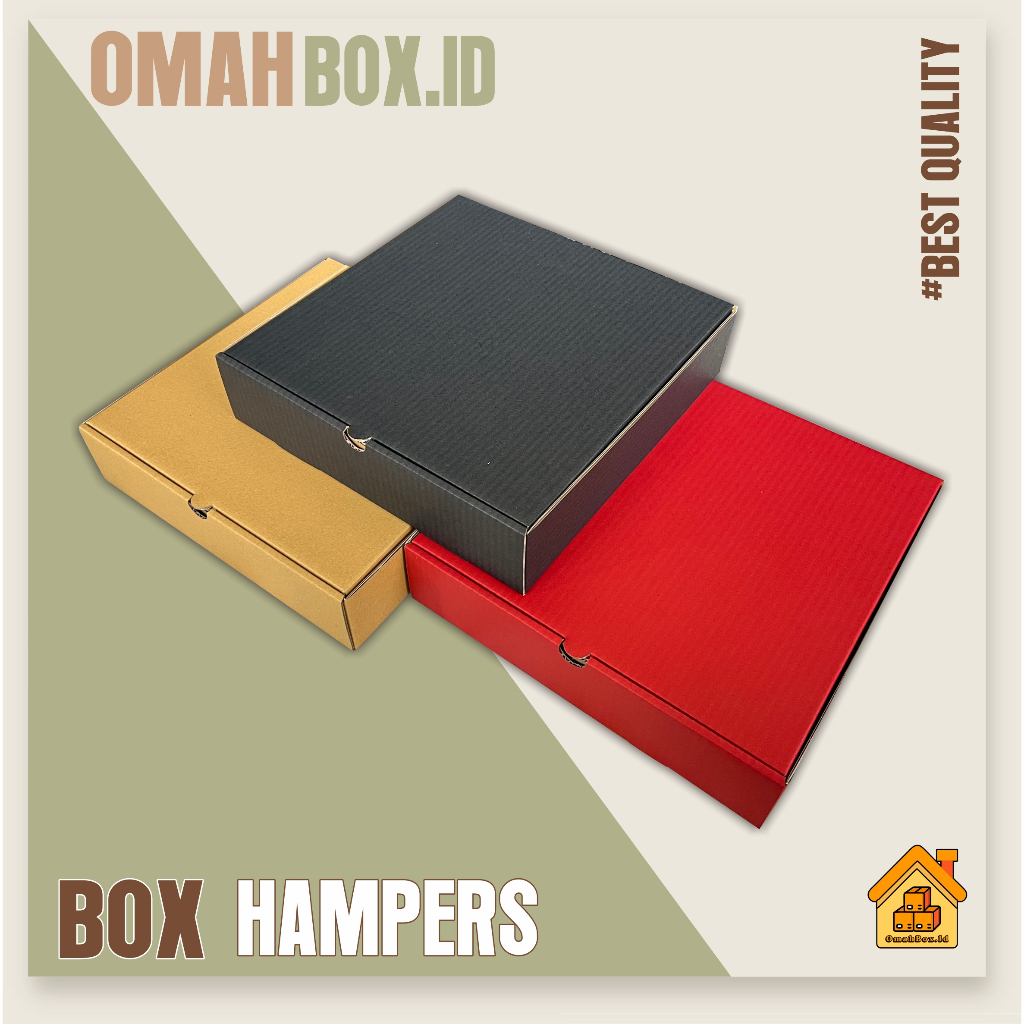 Jual Box Hampers 30x30x7 cm | Box | boxsliplock | Box DieCut | Box ...