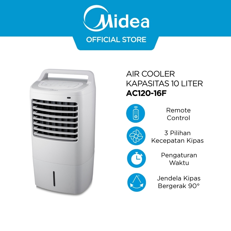 Jual [HADIR KEMBALI] Midea Air Cooler 10L 3 Fan Mode with Remote ...