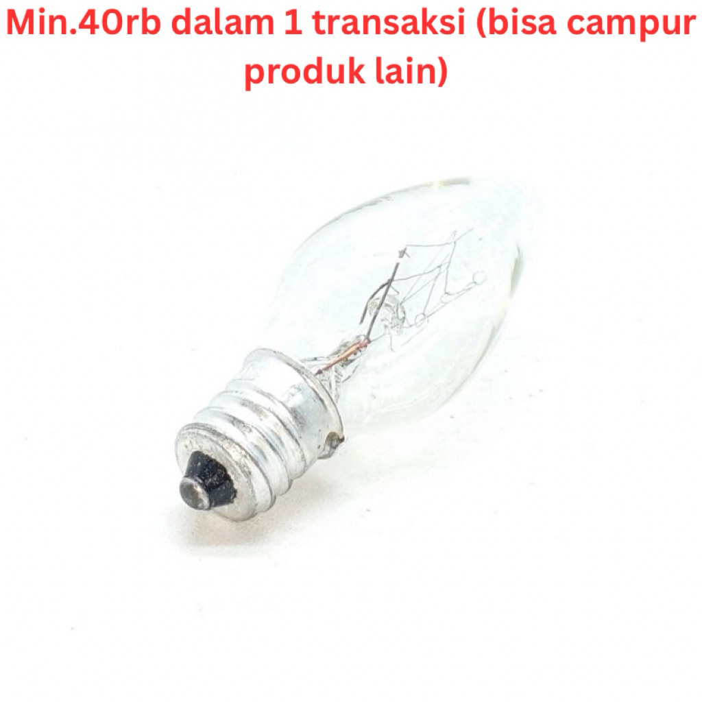 Jual LAMPU cabe DOP lombok E12 clear kuning bohlam ganti lampu TIDUR ...