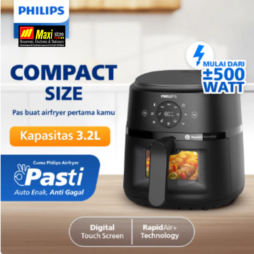 Jual Philips Airfryer Low Watt mulai dari ±500W3.2L NA211/00 - Garansi Resmi | Shopee Indonesia