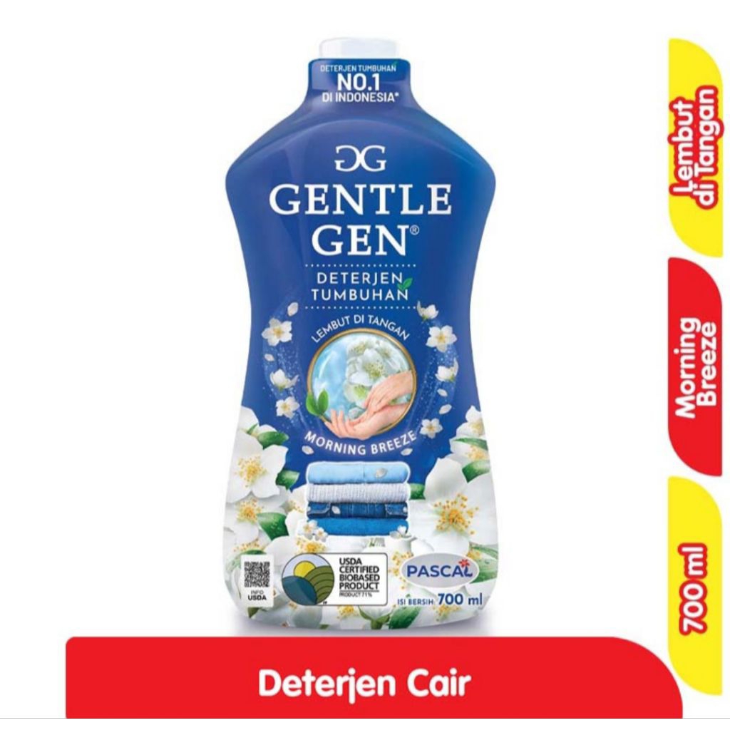Jual Gentle Gen Deterjen Cair Kemasan Botol 700 ml | Shopee Indonesia