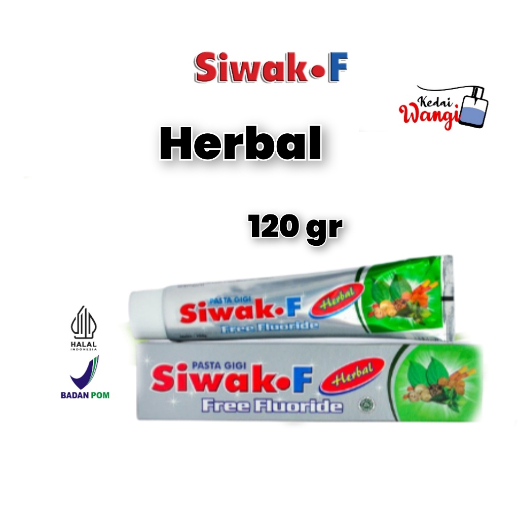 Jual Pasta Gigi Siwak F Herbal 120 Gram Halal Toothpaste | Shopee Indonesia