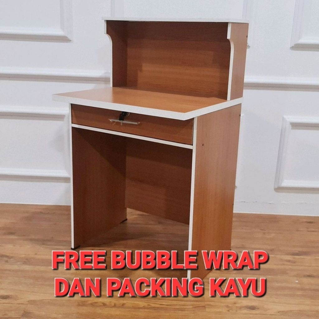 Jual MEJA KASIR FREE BUBBLE DAN PACKING KAYU MEJA RESEPSIONIS MEJA ...