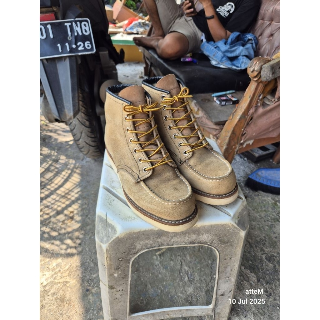 Jual redwing 8173 red wing abilene roughout | Shopee Indonesia