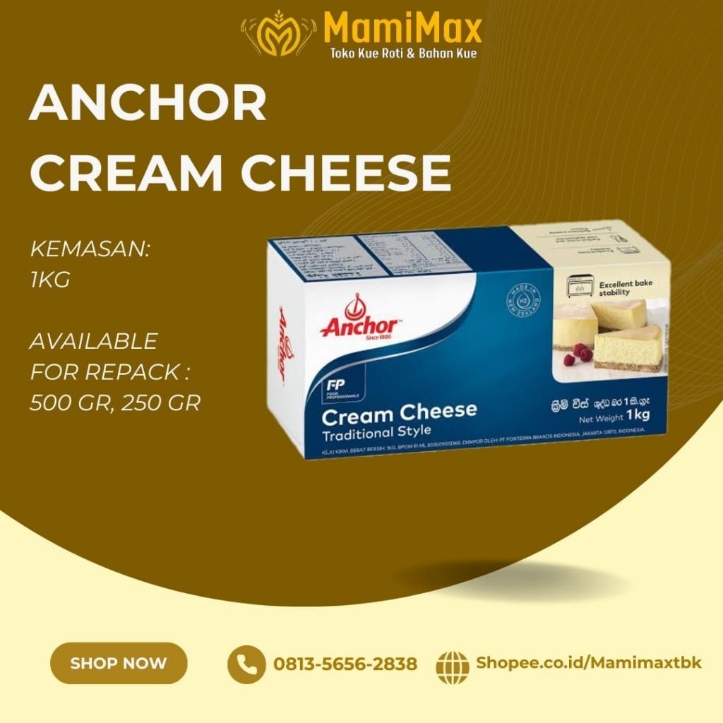 Jual ANCHOR CREAM CHEESE 1KG | Shopee Indonesia