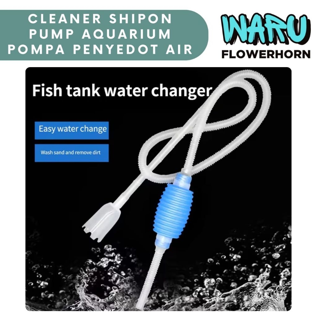 Jual SIPHON POMPA TANGAN AQUARIUM WATER CHARGE PUMP 1.5M || ALAT ...
