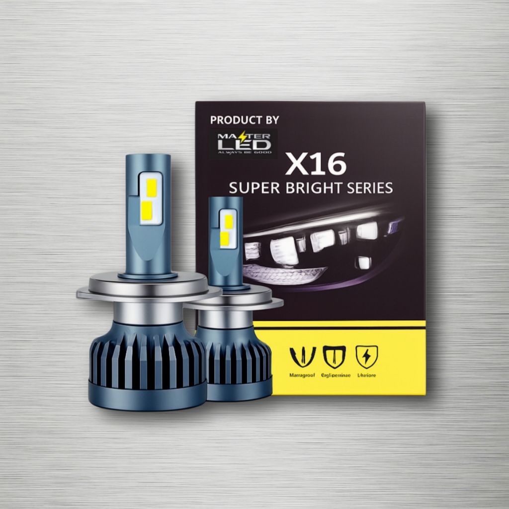 Jual LAMPU LED MOBIL X16 SUPER TERANG H4 H11 H16 H1 H7 H8 H9 HB3 HB4 ...