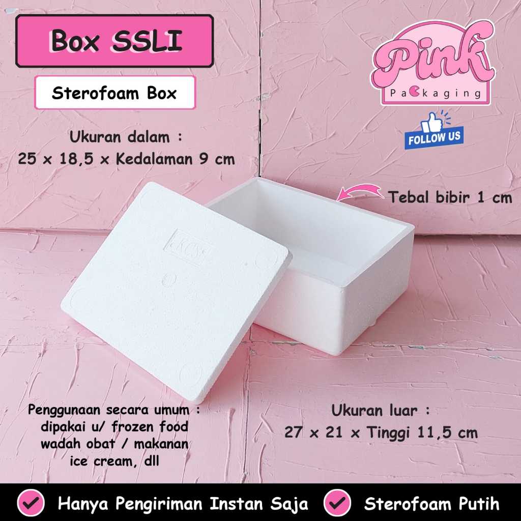 Jual Sterofoam Box SSLI MURAH kotak styrofoam foam box gabus es ...