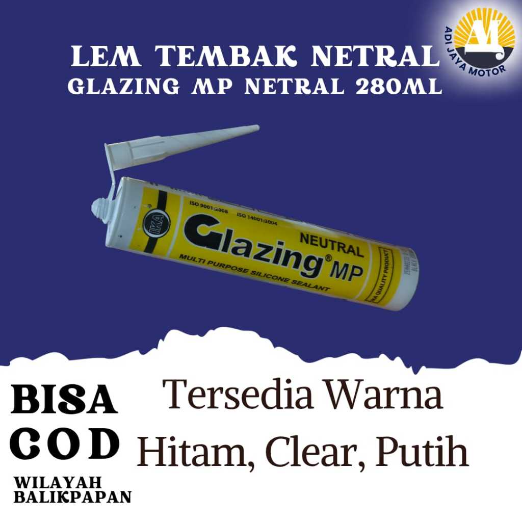 Jual Silicone Sealant Glazing MP Neutral / Lem Kaca Silikon / Lem ...