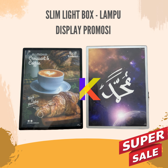 Jual Mini Slim Lightbox A5 | Frame Lampu Promosi | Frame Foto Lampu ...