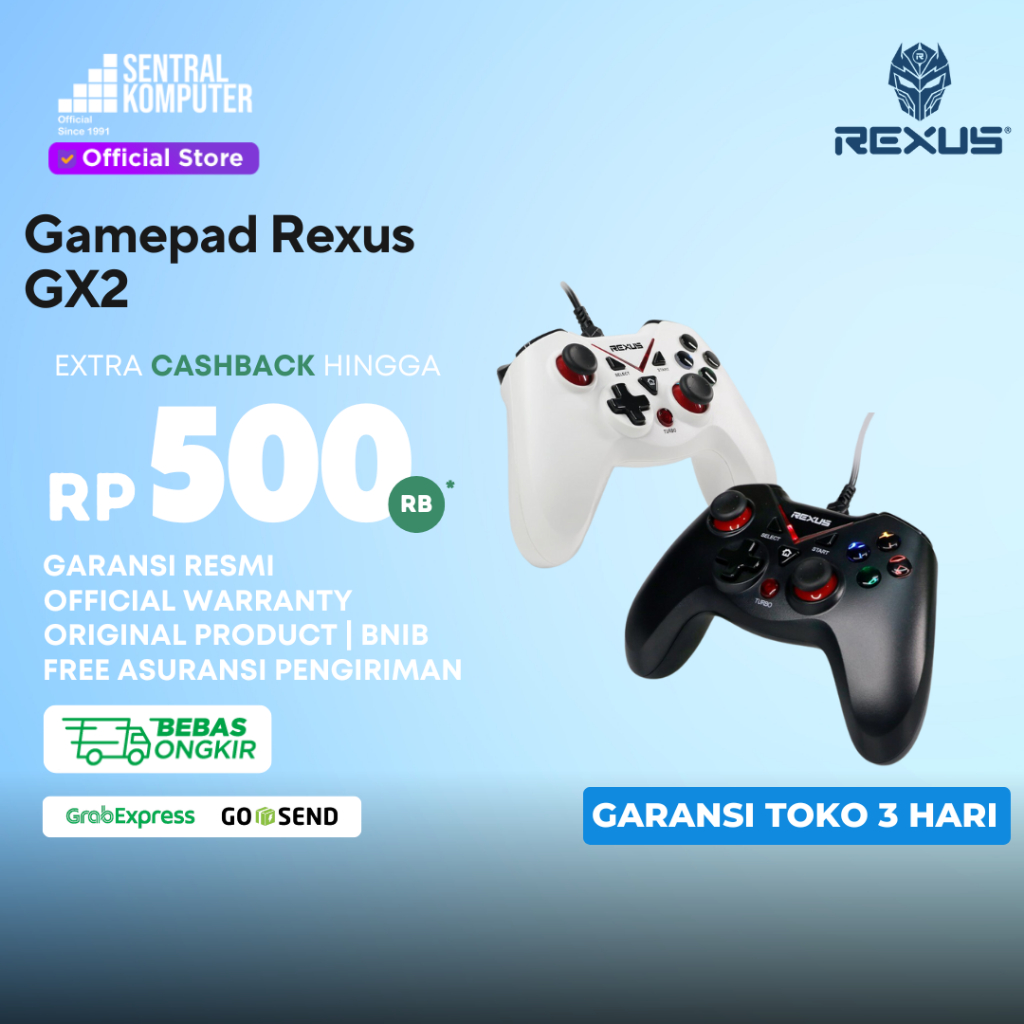 Jual Rexus GX2 Gladius Pro Gaming Gamepad | Shopee Indonesia