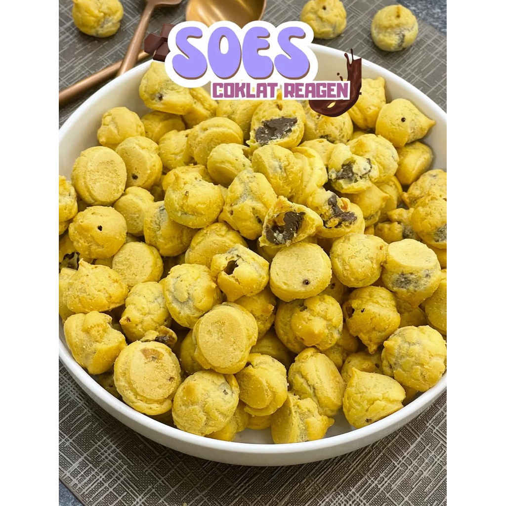 Jual Soes Sus Kering Mini Coklat Reagen 250 gr | Shopee Indonesia