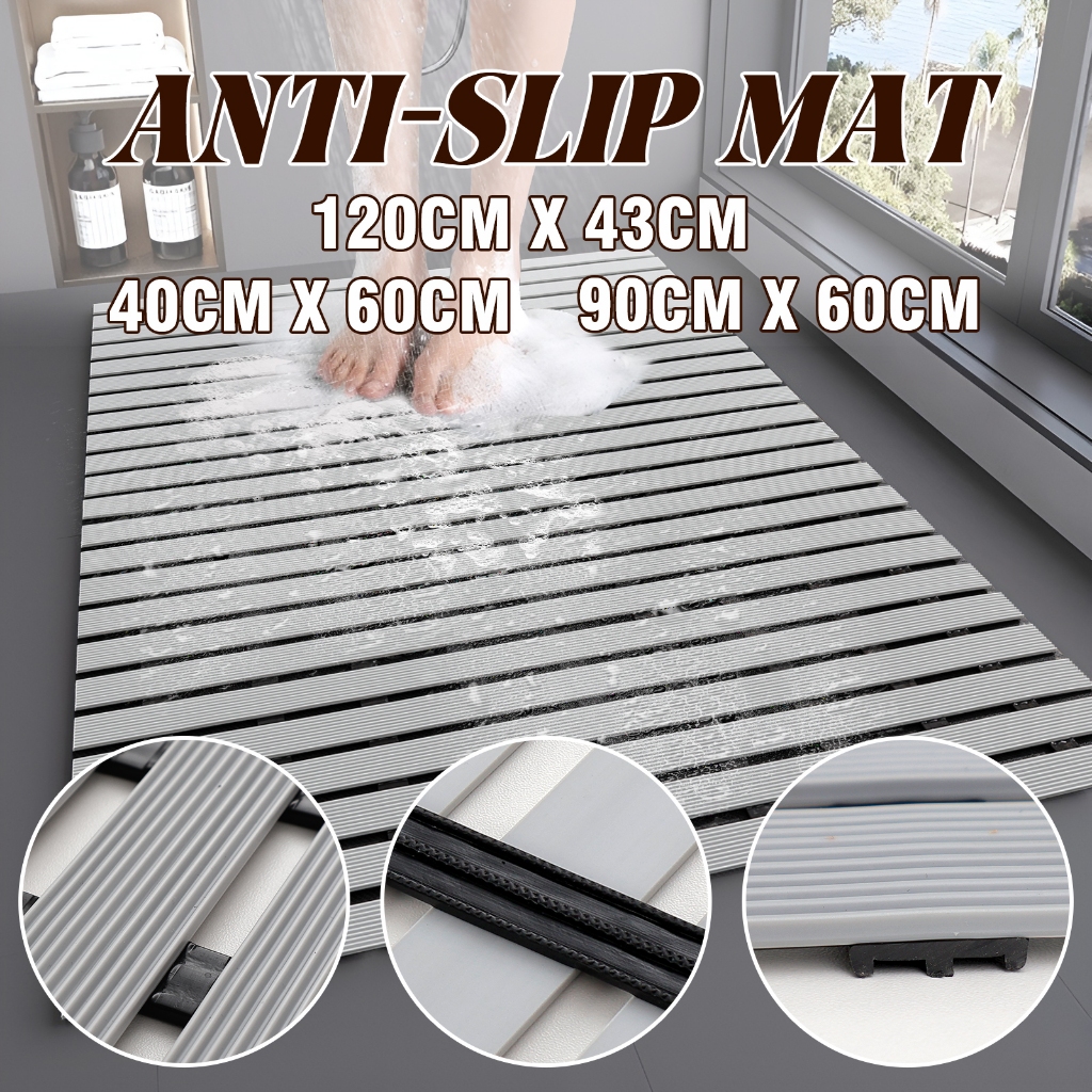 Jual EMEIJIA Keset Kamar Mandi Anti-Slip Tahan Lama Keset PVC Shower ...