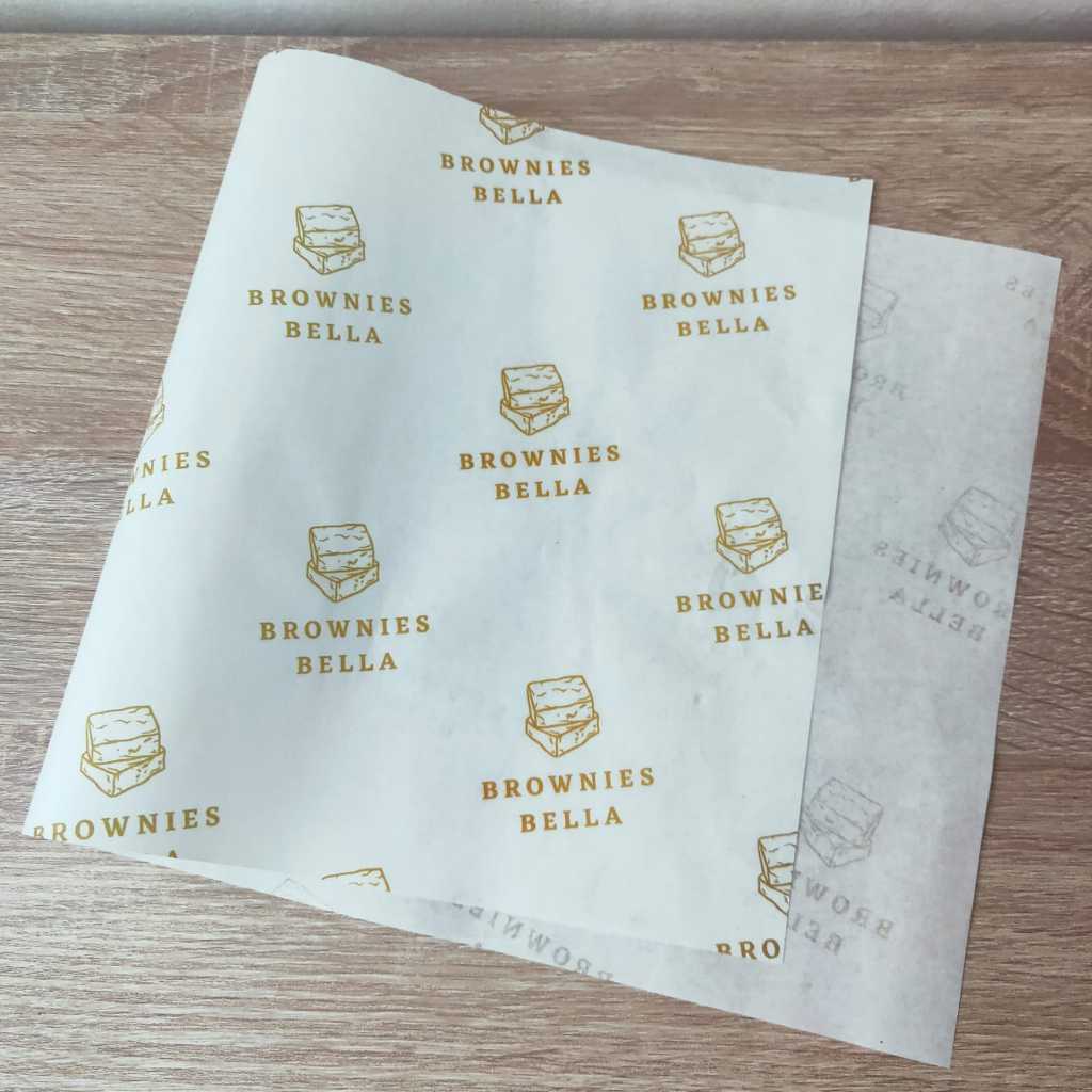 Jual CUSTOM Kertas Roti Foodgrade 22 x 34 cm - Wrapping Paper / Kertas ...