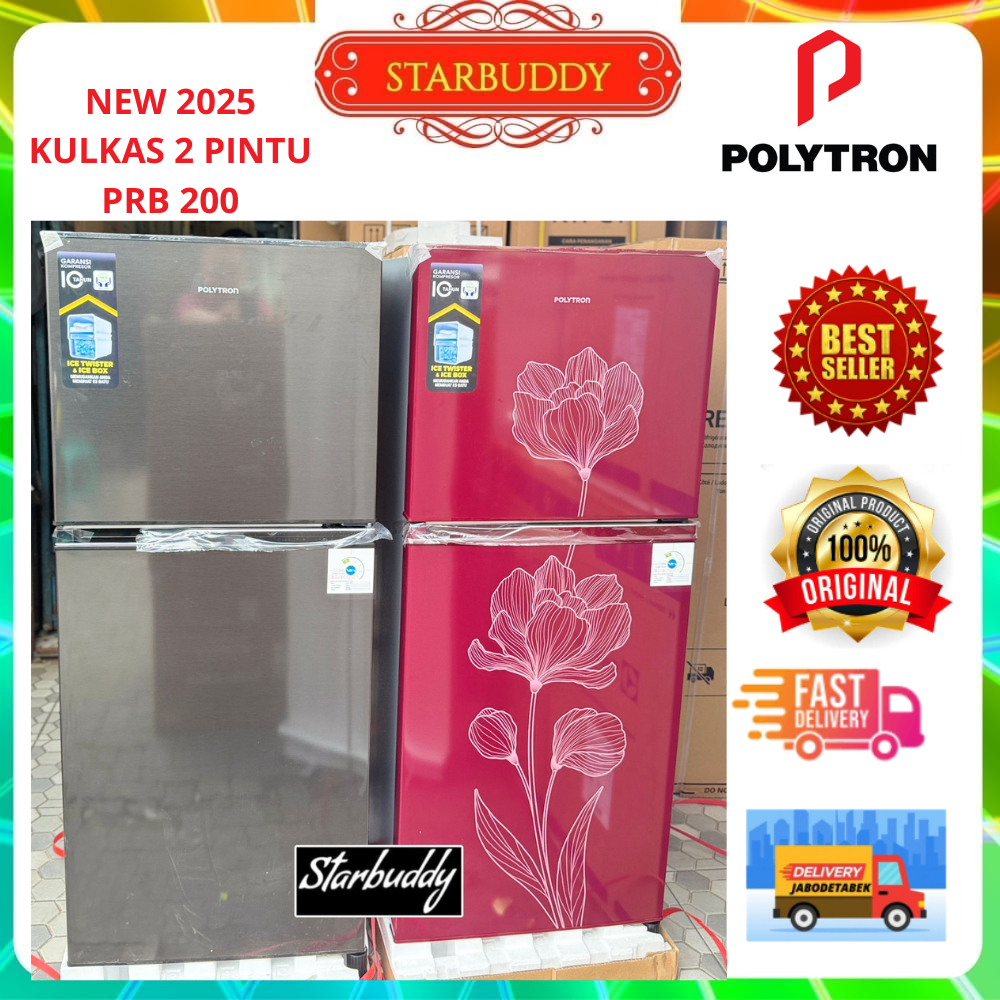 Jual KULKAS POLYTRON PRB-200 , PRB200 2 PINTU | Shopee Indonesia