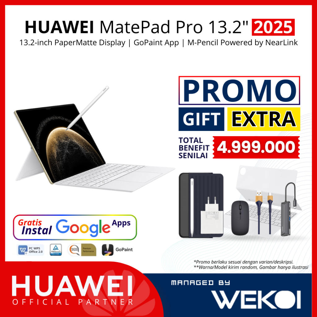 Jual HUAWEI MatePad Pro 13.2 inch 2025 Tablet | PaperMate Edition Wi-Fi ...