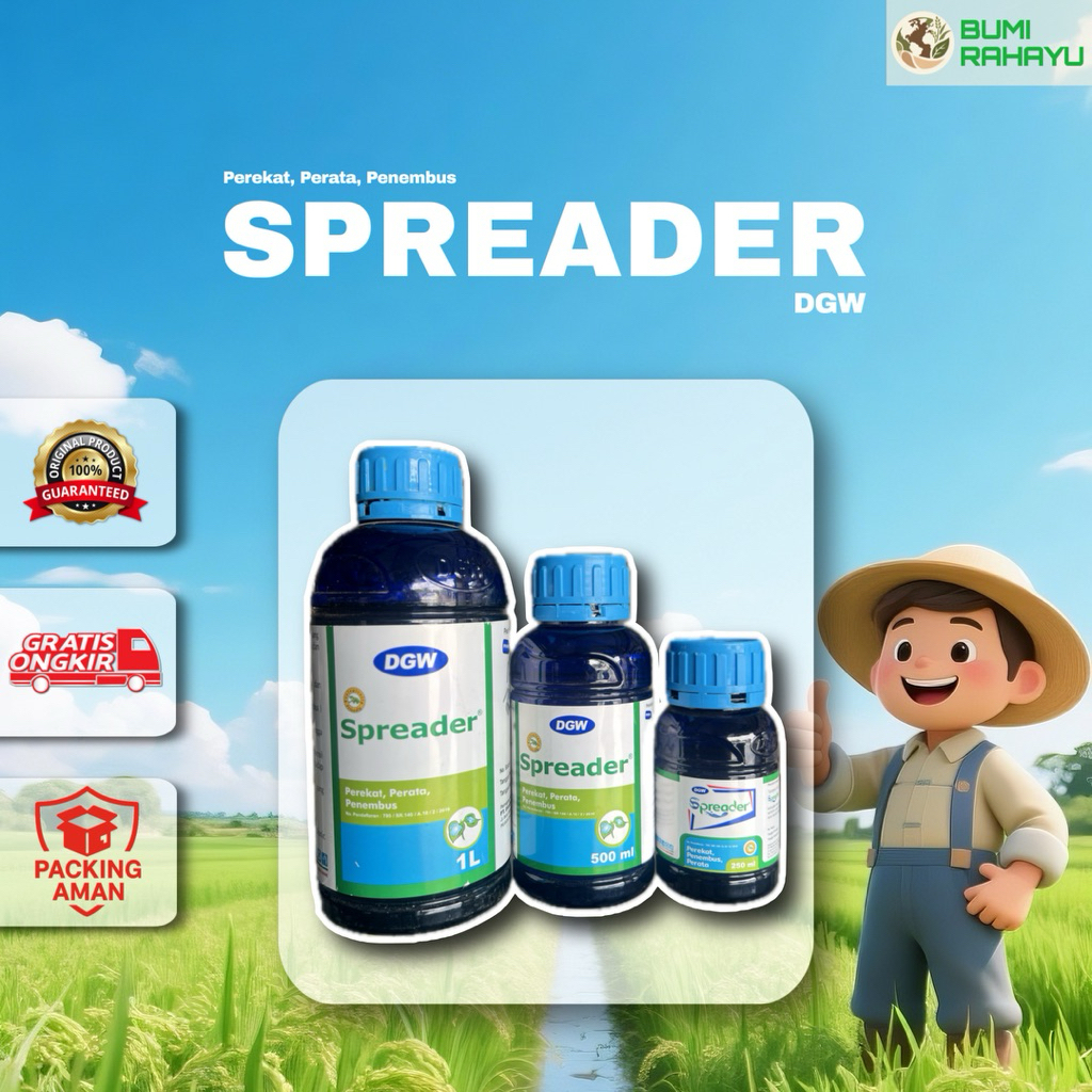 Jual Spreader DGW Perekat, Perata & Penembus Cair Untuk Pestisida, ZPT ...