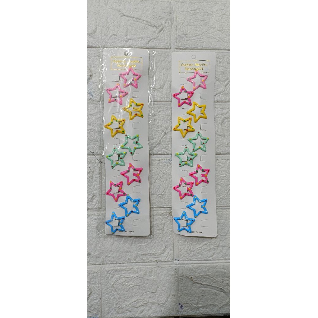 Jual 1 set (isi 10 pcs) Jepit Bintang Viral Jepit Bintang Anak Anak ...