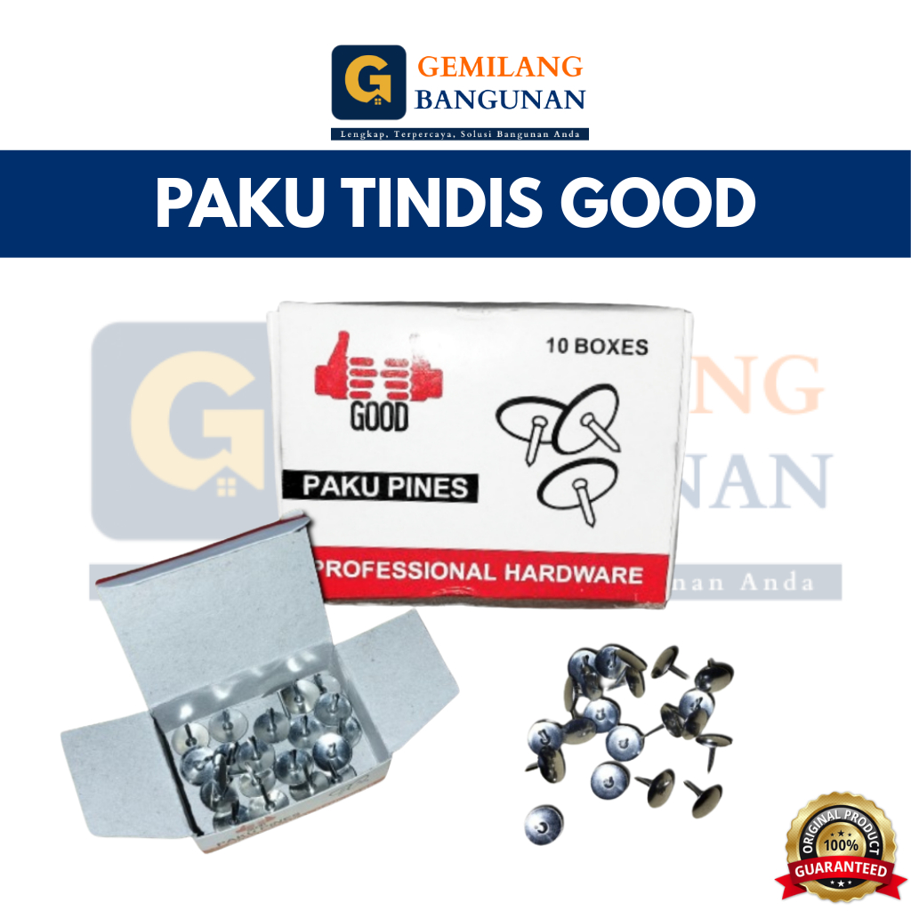 Jual Paku Tindis / Paku Payung 3/8 Inci / Paku Pines / Paku Mading ...
