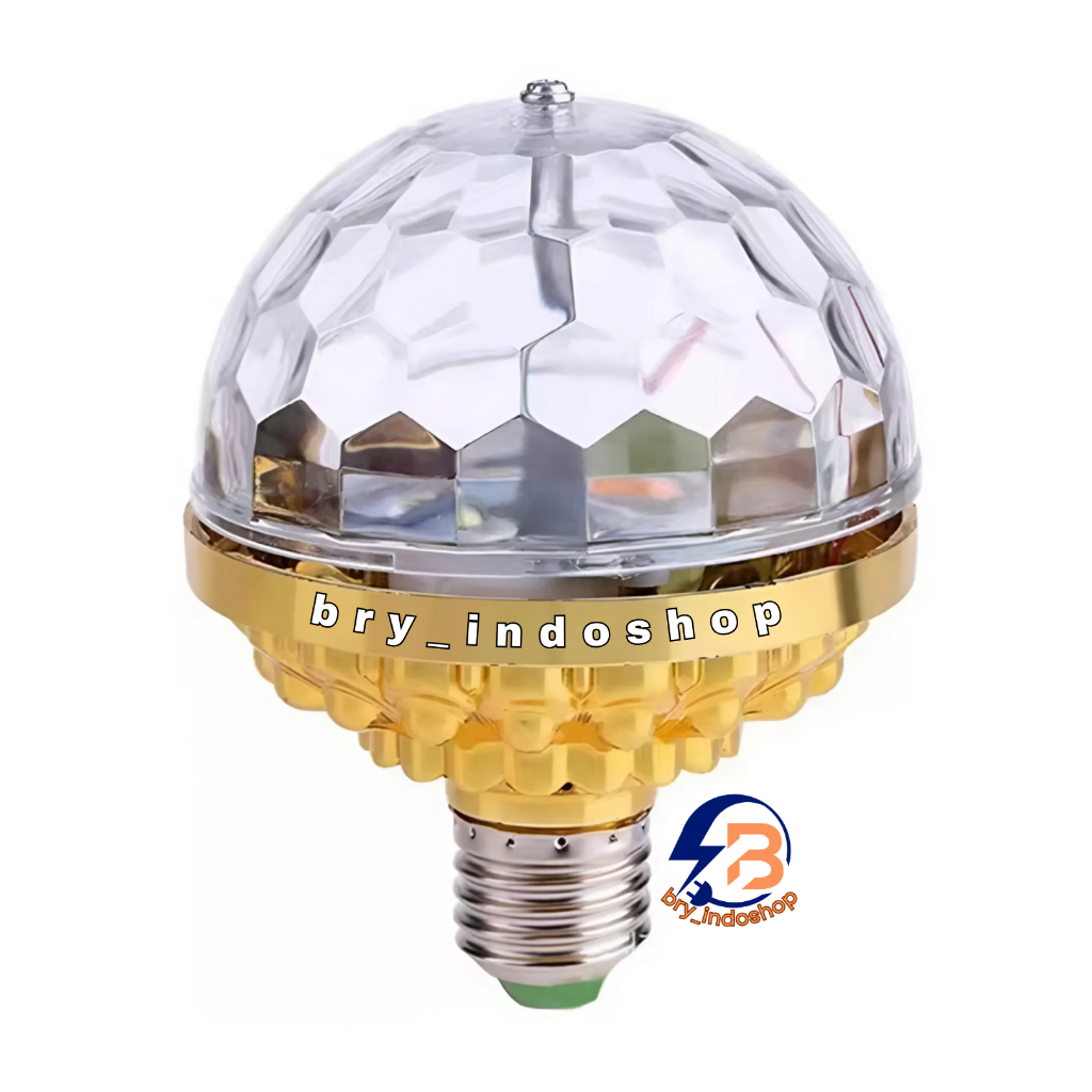Jual Lampu Disco Full Warna/ Bohlam Disco Putar / Lampu LED RGB ...