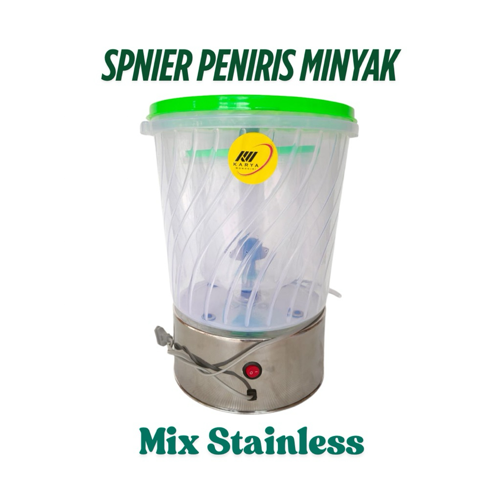 Jual spiner peniris minyak mix stainless | Shopee Indonesia