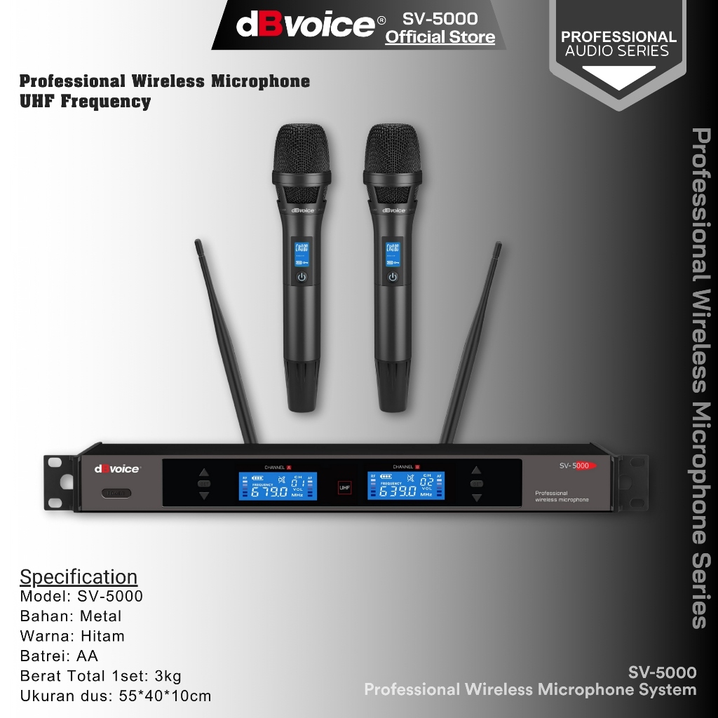 Jual New Mic Wireless dBvoice SV-5000 Original | Shopee Indonesia