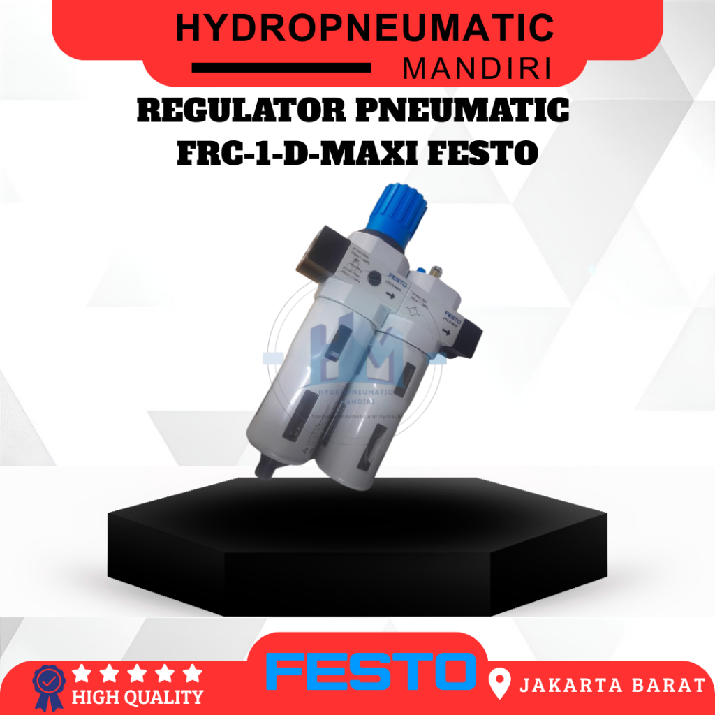Jual FESTO FRC-1-D-MAXI Filter Regulator Pneumatic FRC-D-1- MAXI ...