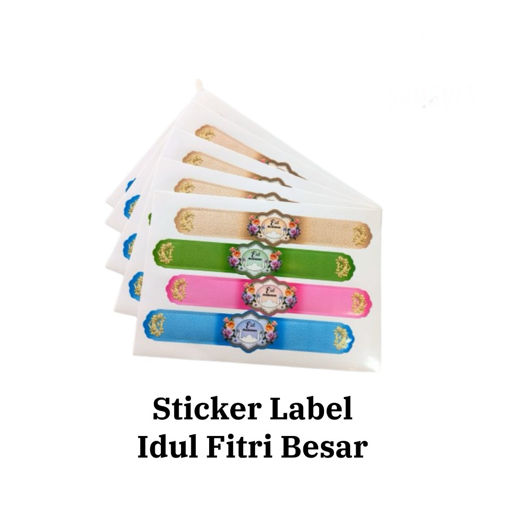 Jual Sticker Toples Lebaran / Stiker Toples Idul Fitri - Batik / Warna ...