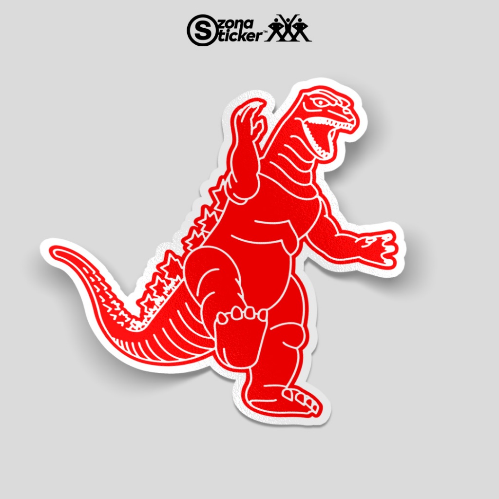 Jual Sticker godzilla funny cute | sticker aesthetic | sticker lucu ...