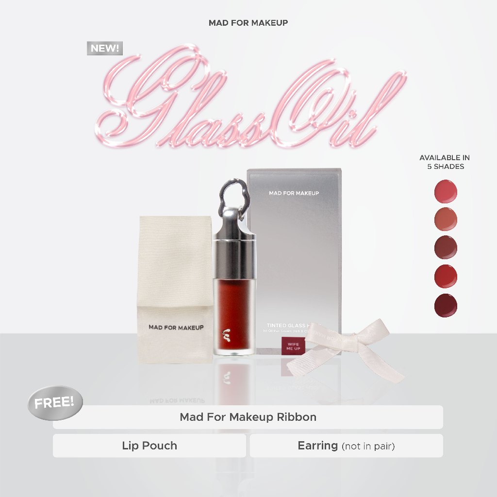 Jual Mad For Makeup - Tinted Glass H2Oil | Shopee Indonesia