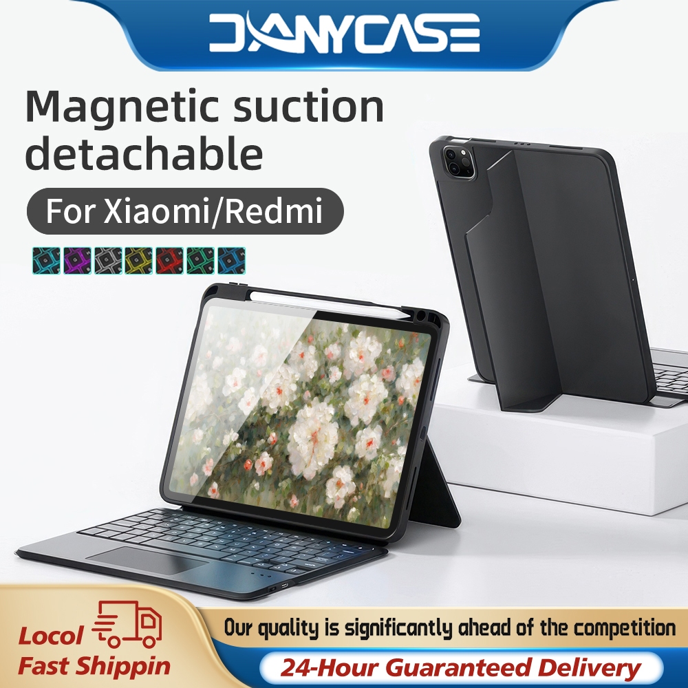 Jual [COD]DANYCASE Tablet Magic Keyboard Case For Redmi Pad 2 Redmi Pad SE Xiaomi Pad 5/5 Pro ...